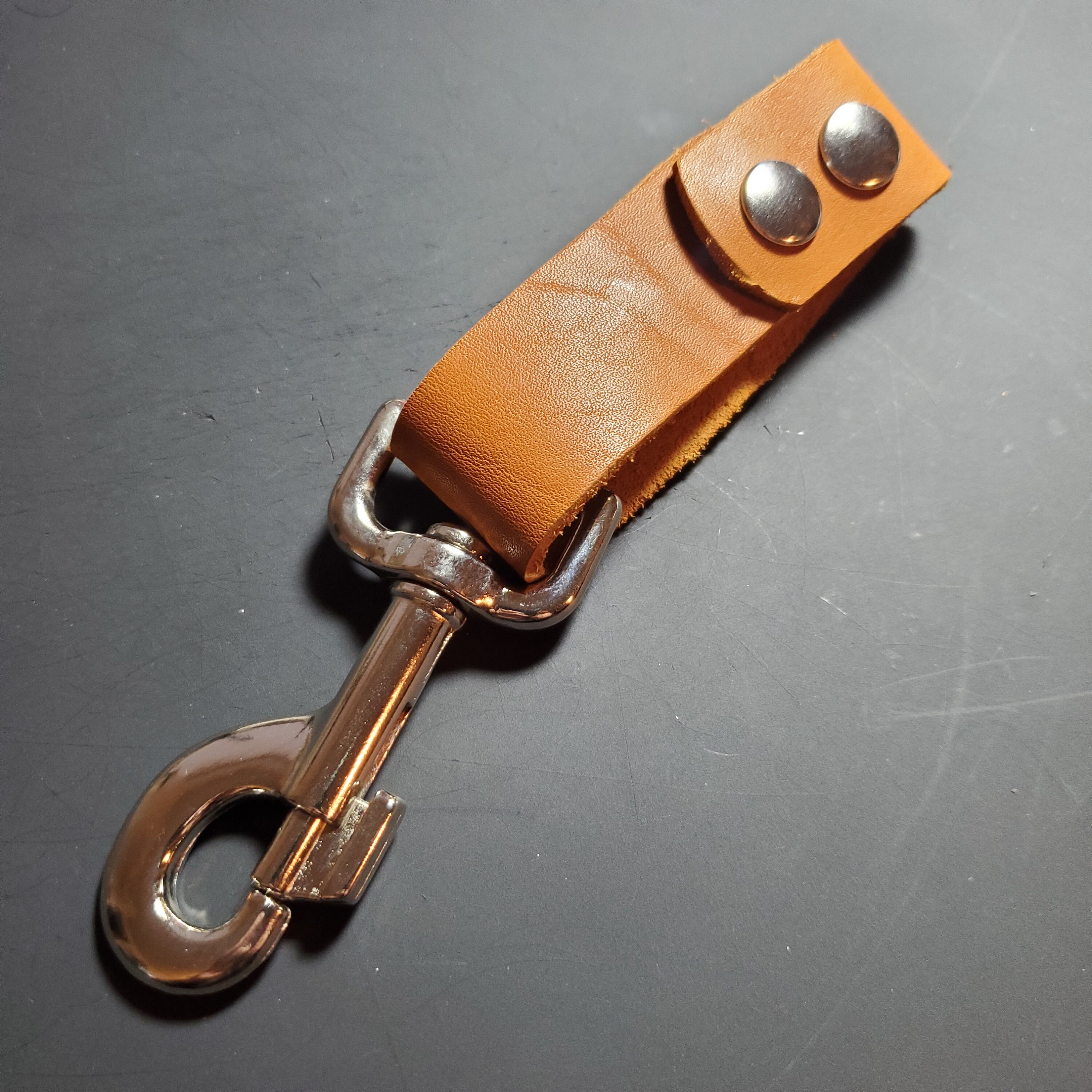 Leather Belt Loop Key Fob - Etsy