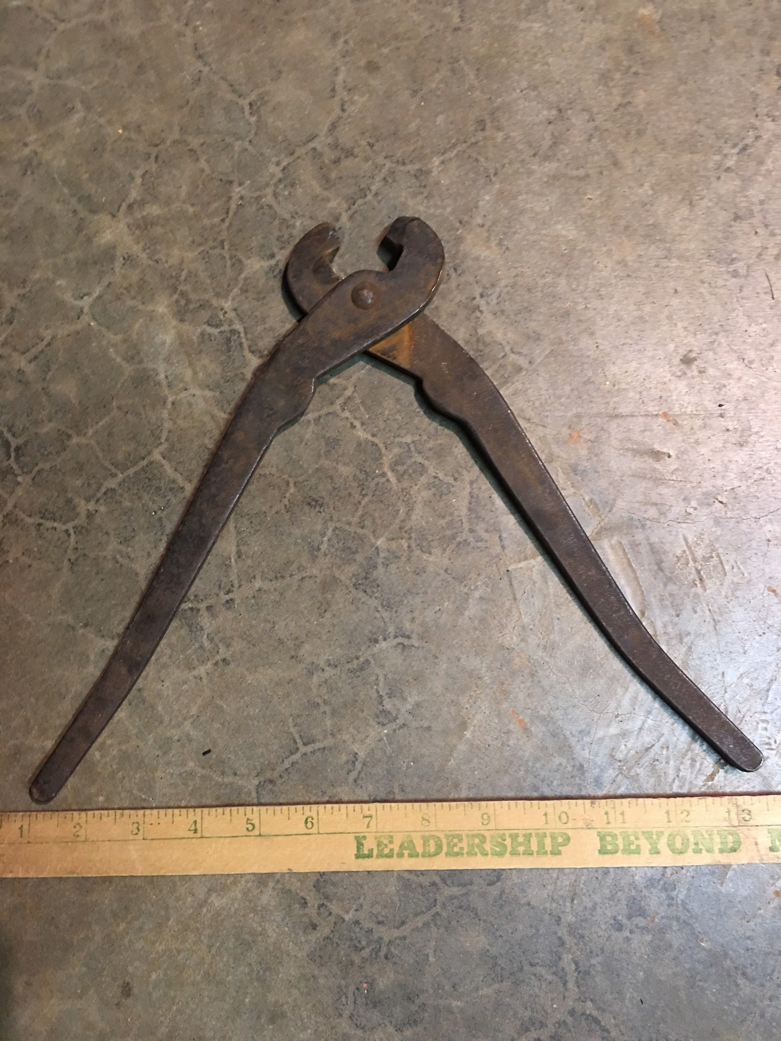 Beautiful Old Long Handled Tongs/pliers With Rustic Patina - Etsy