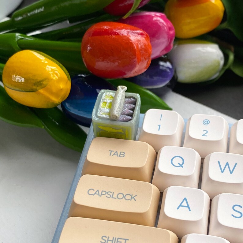 Sardine Tin Keycap Handmade Artisan Keycap Mechanical - Etsy