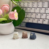 Sleeping Bear Keycap | Artisan Keycaps - Etsy