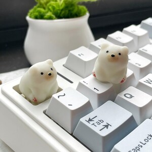 Bear Keycap | Handmade Artisan Keycap | Mechanical Keyboard Cherry MX ...