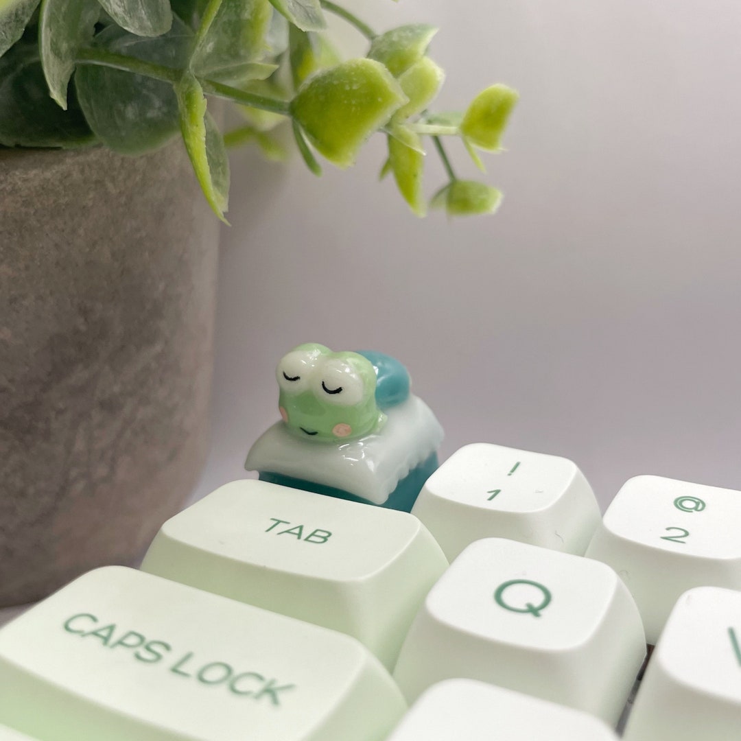 Sleepy Frog Keycap Handmade Artisan Keycap Mechanical Keyboard MX ...