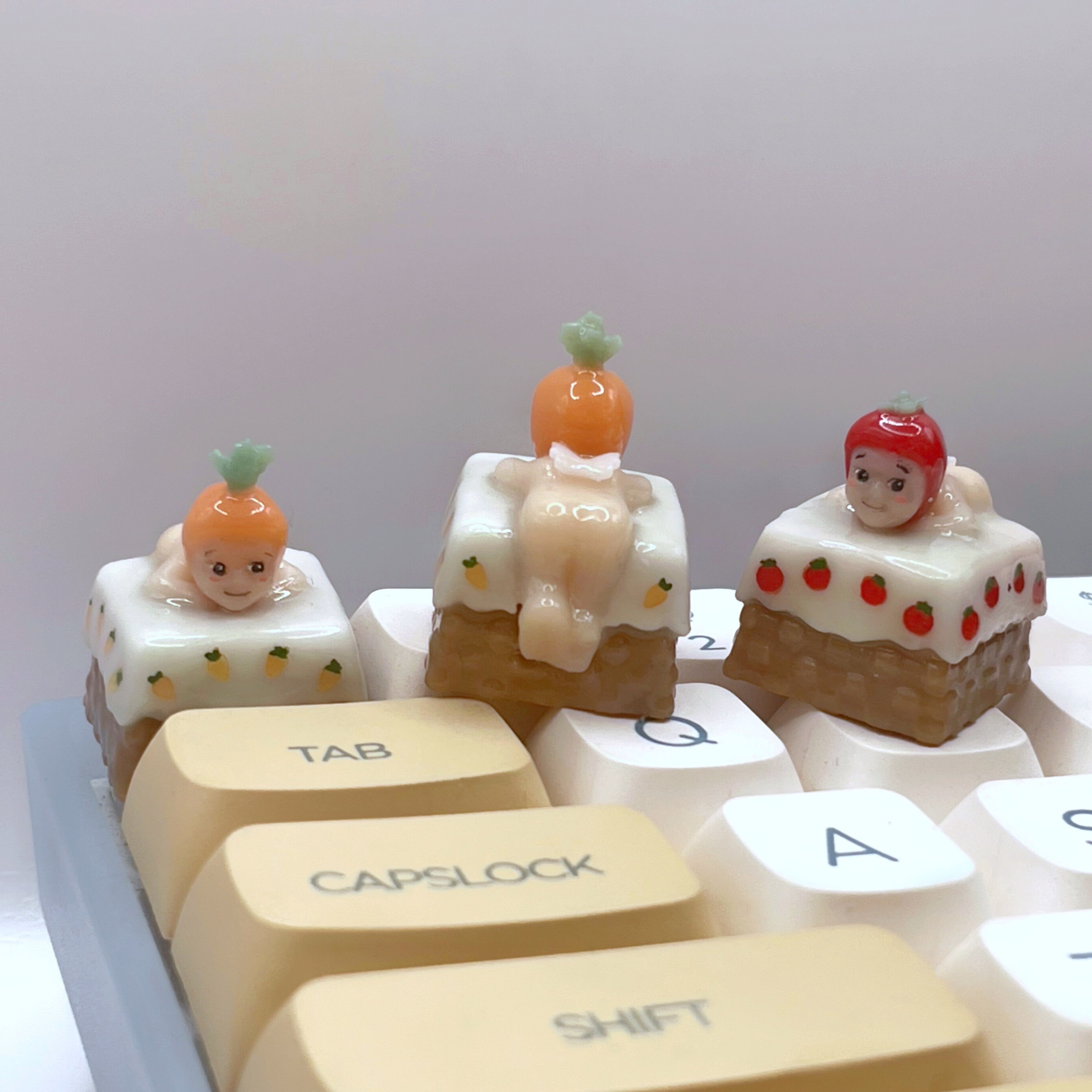 Cute Cherub Keycap Handmade Artisan Keycap Mechanical Keyboard MX ...