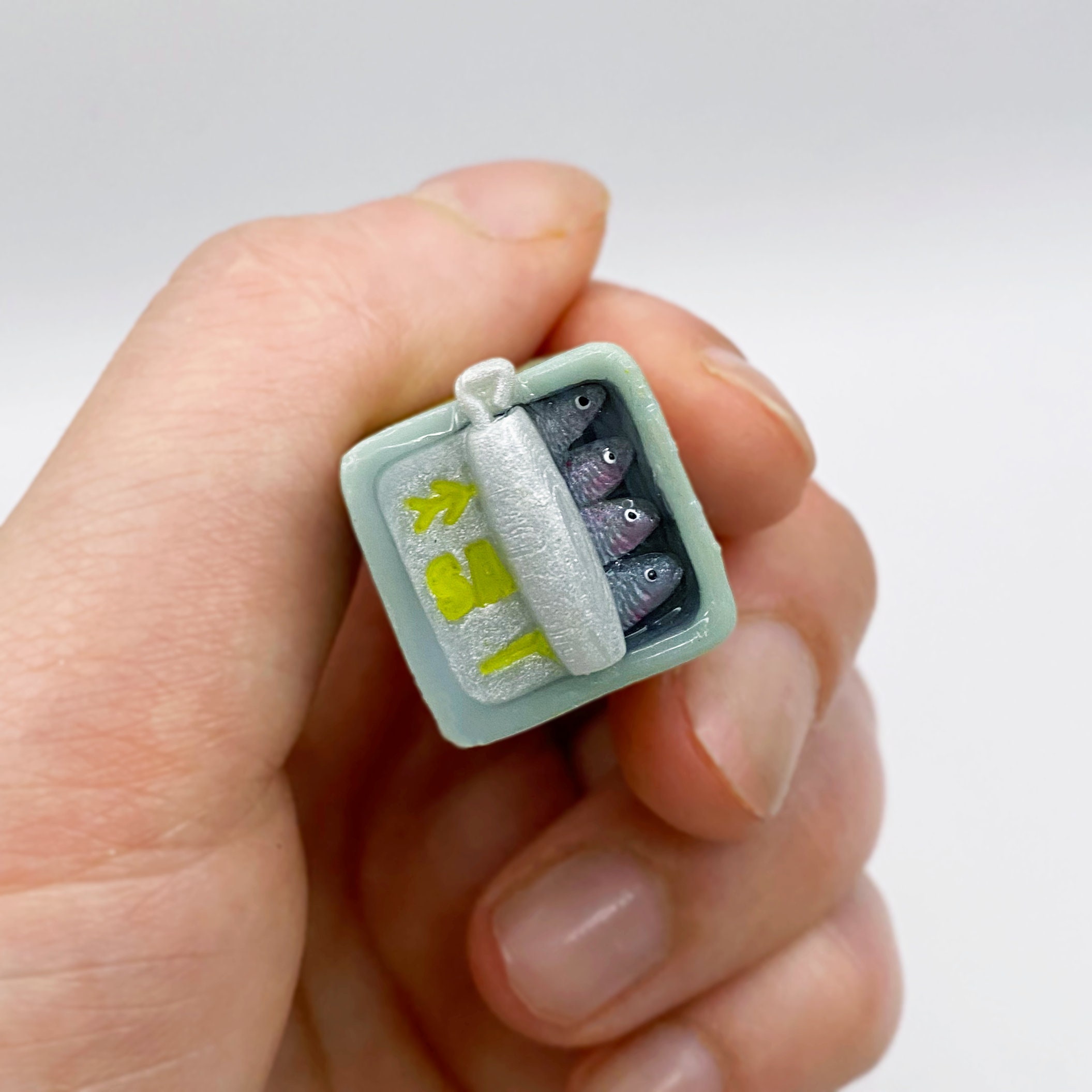 Sardine Tin Keycap Handmade Artisan Keycap Mechanical - Etsy