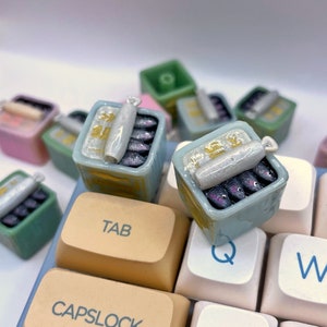 Sardine Tin Keycap | Handmade Artisan Keycap | Mechanical Keyboard MX ...