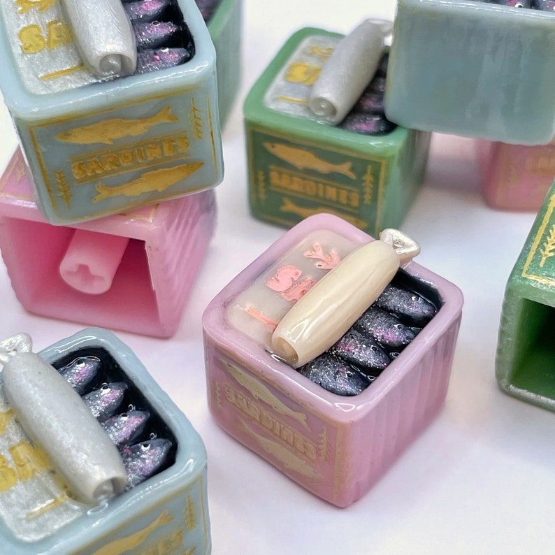 Sardine Tin Keycap Handmade Artisan Keycap Mechanical Keyboard MX ...