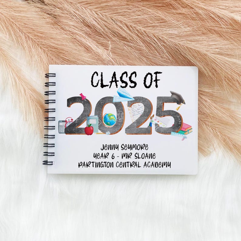 Personalised School Leavers Note Book | Class of 2025 Note Book | Year ...