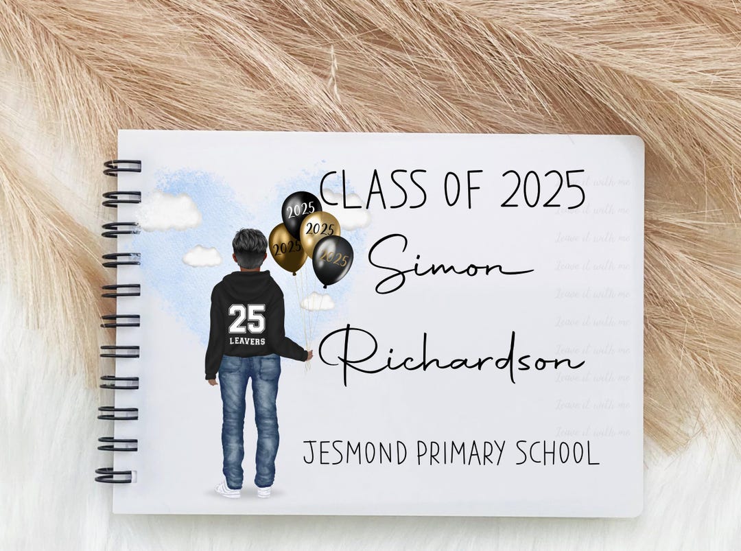 Personalised School Leavers Note Book | Class of 2025 Note Book | Y6 ...