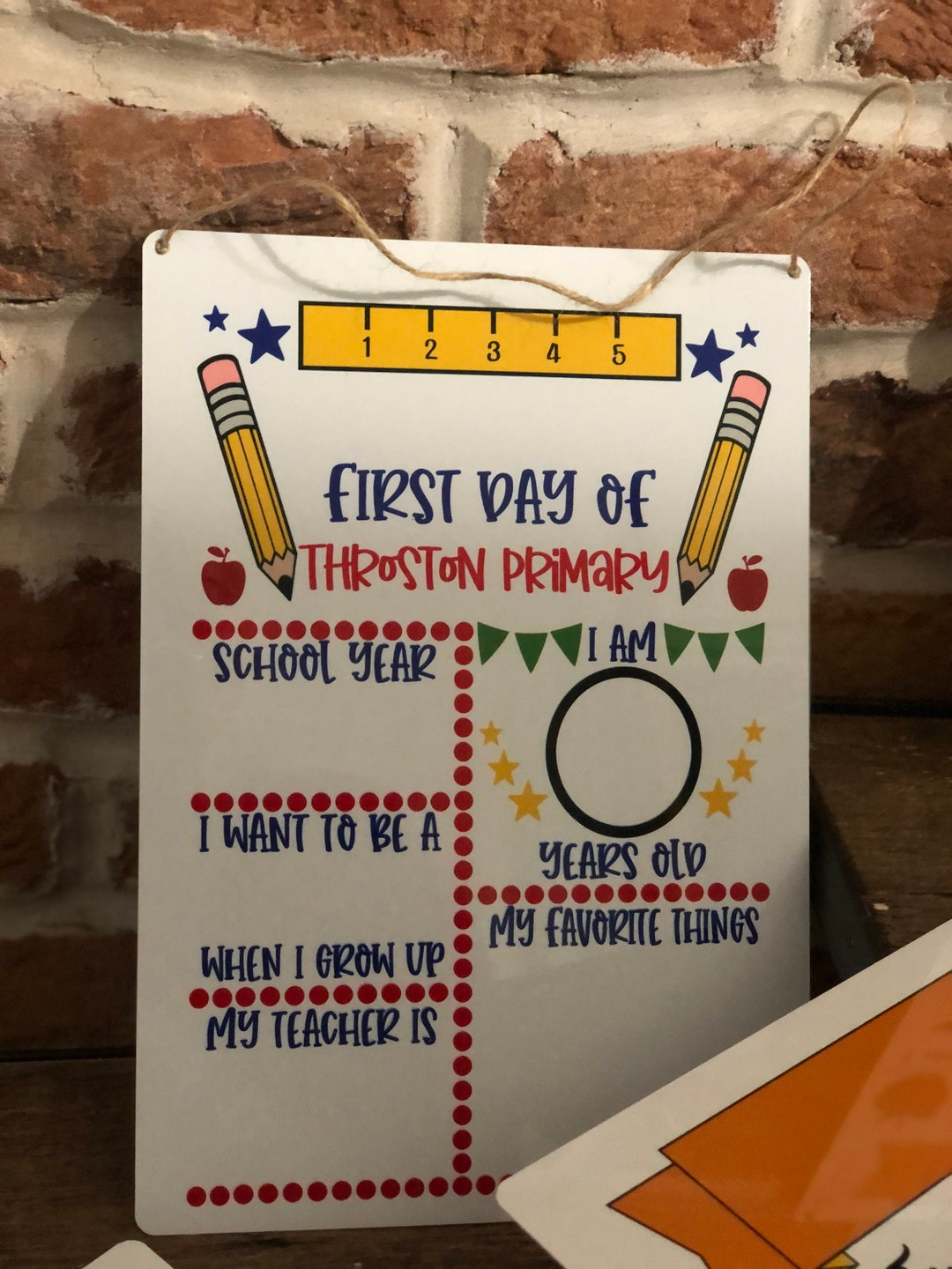 First Day and Last Day at School Keepsakes First Day and Last Day at ...