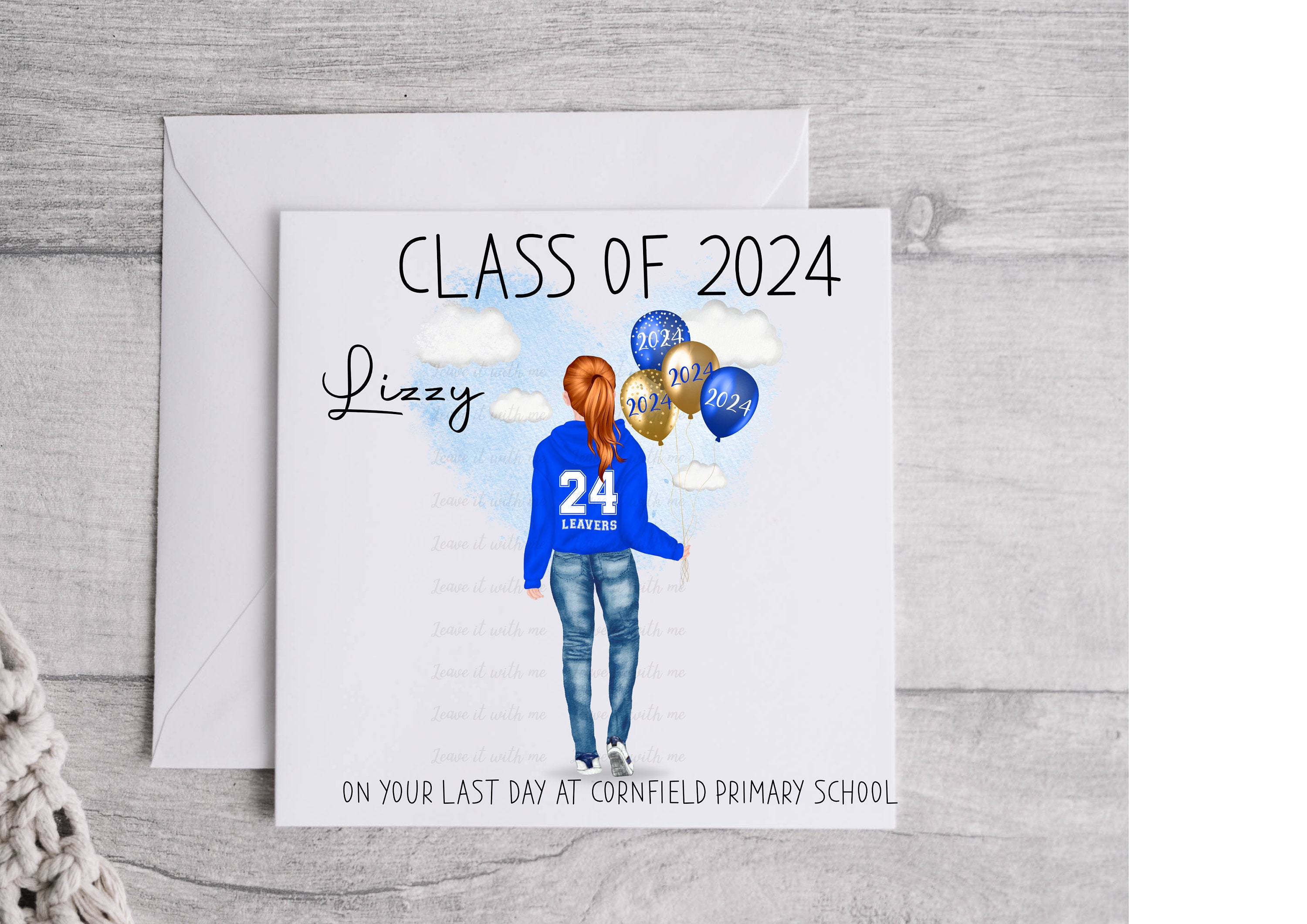 Y6 Leaver Card | Last Day of School Card | Class of 25 Leavers Hoodie ...
