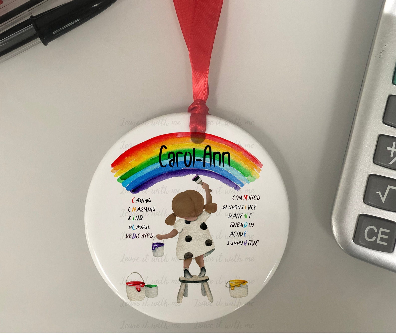 Personalised Childminder's Gift | Personalised Ceramic Decoration ...