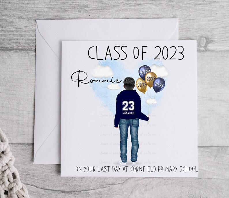Y6 Leaver Card Last Day of School Card Class of 23 Leavers - Etsy UK
