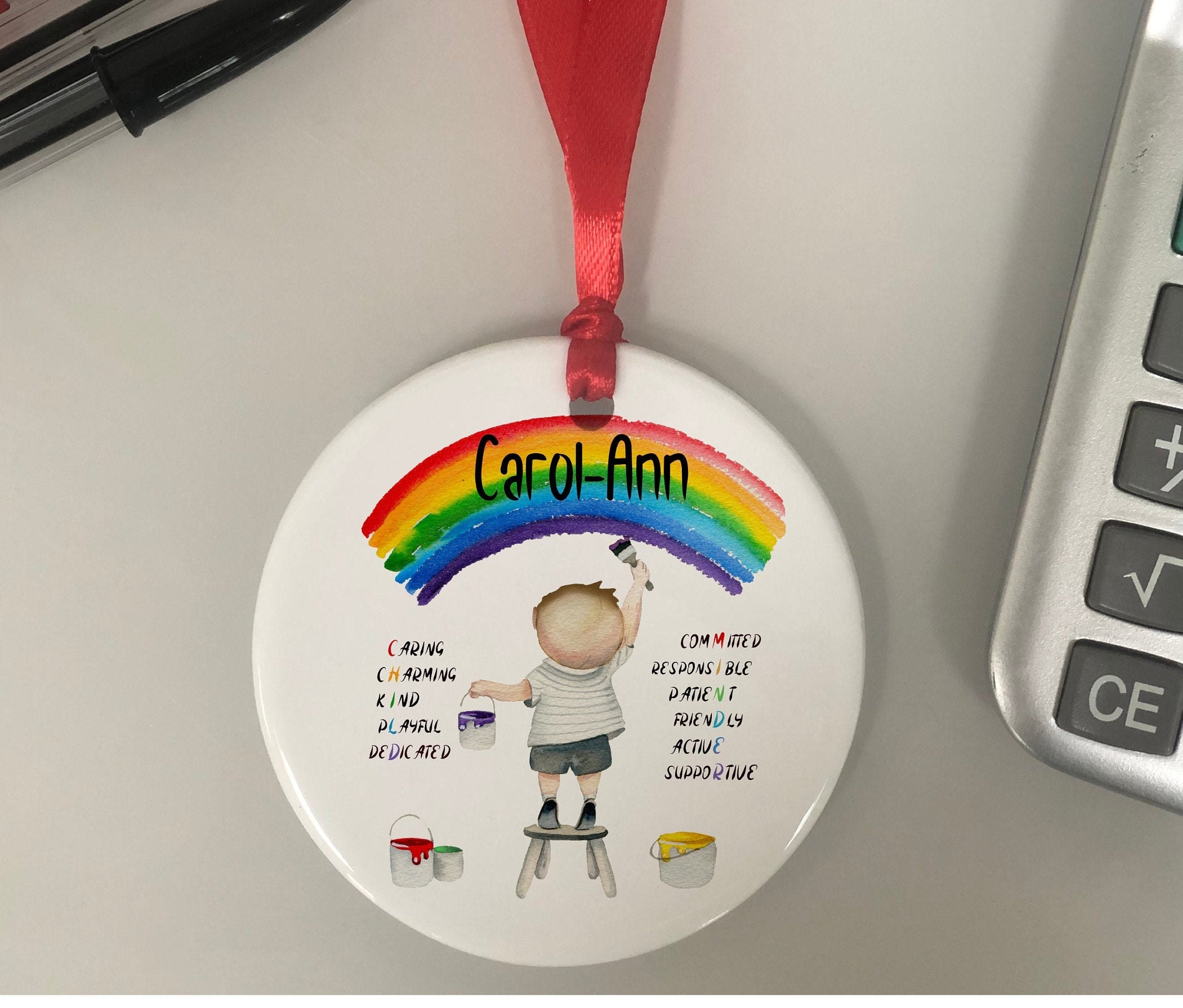 Personalised Childminder's Gift Personalised Ceramic - Etsy UK