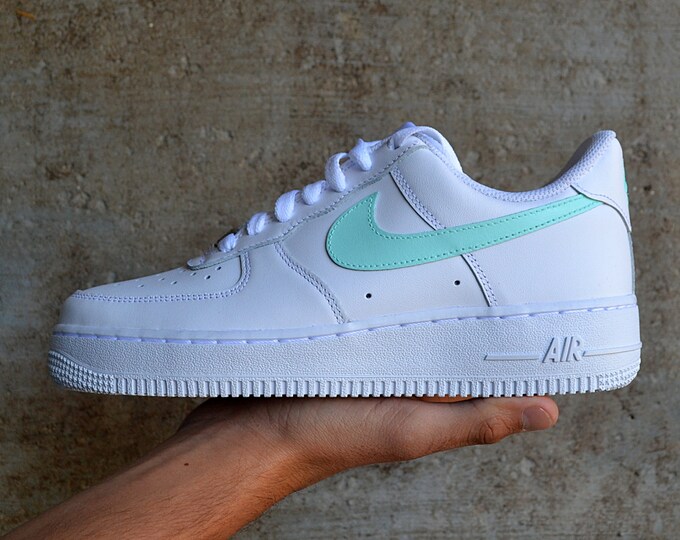 Nike Air Force 1 Custom Pastel Colors Pastel Design / Pastel Green Mint ...