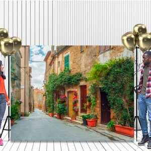PRINTED or PRINTABLE Italy backdrop italy banner city | Etsy