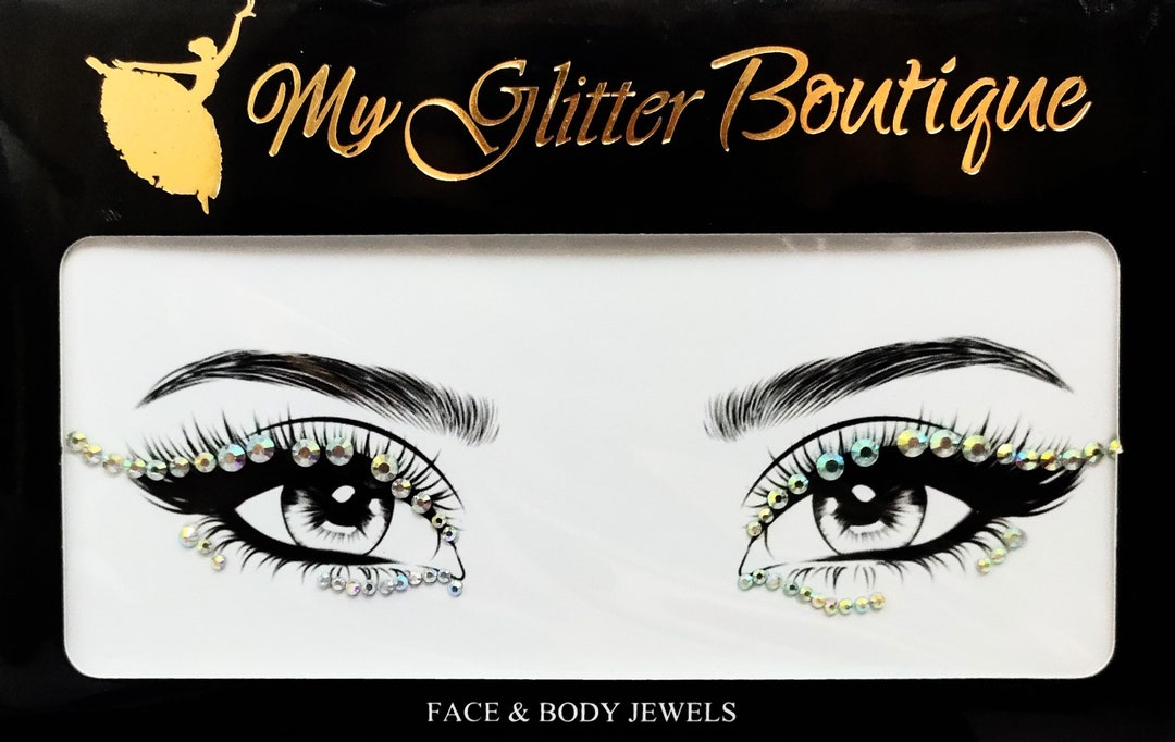 MGB Iridescent Eye Liner Gems/crystal Gem Sticker/festival Face Sticker ...