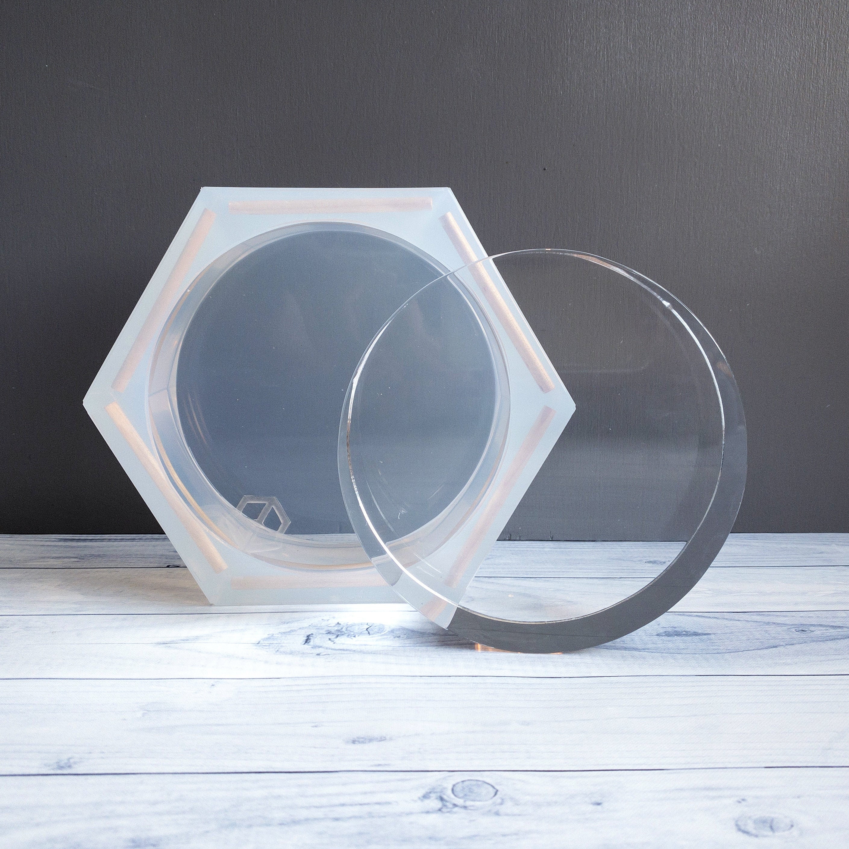 6 x 2 Clear Silicone Round Circle Mold / Deep | Etsy