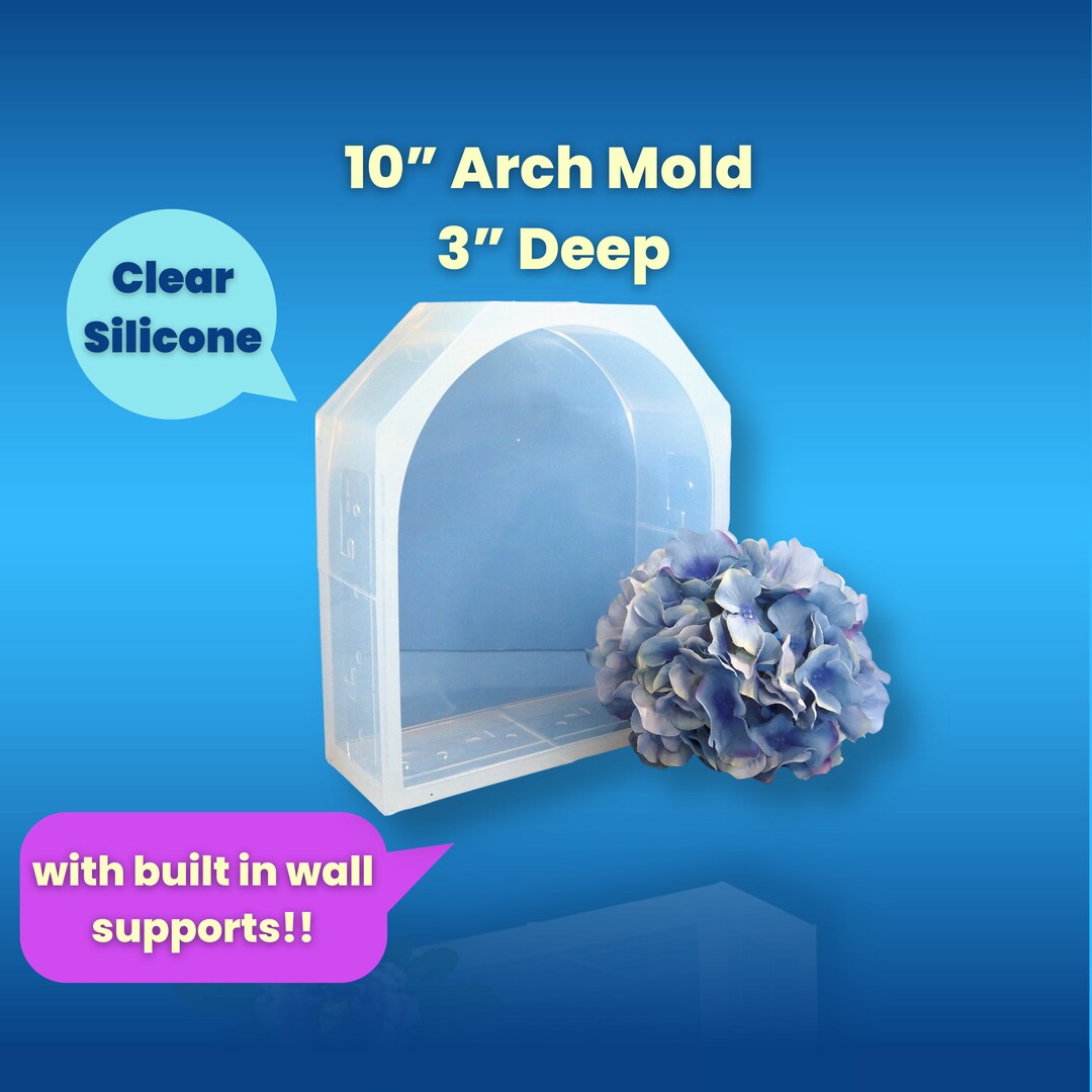Clear Silicone 10 Arch Mold / Deep Silicone Mold / Resin - Etsy