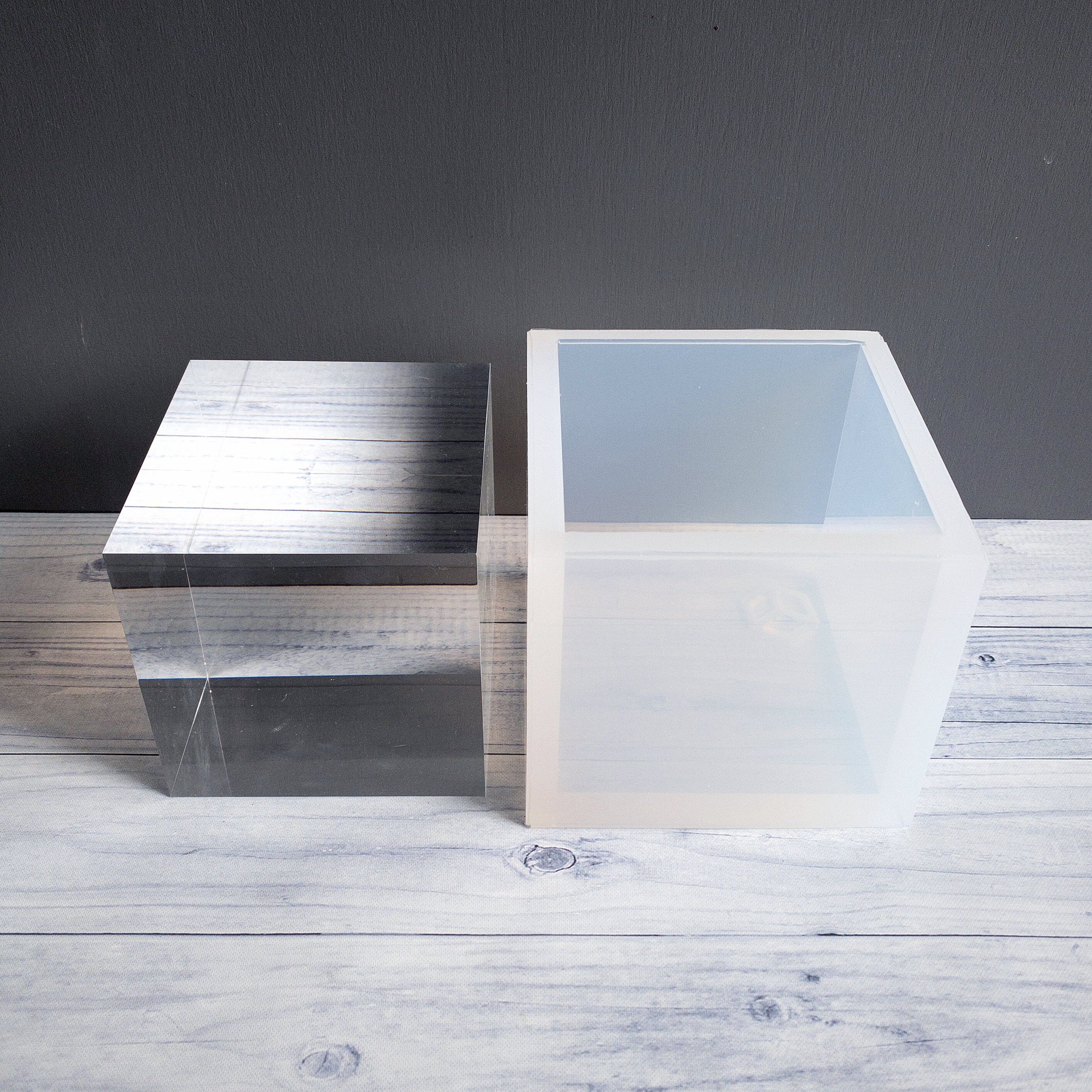 4x4x4 Clear Silicone Cube Mold / Deep Silicone Mold / Resin | Etsy