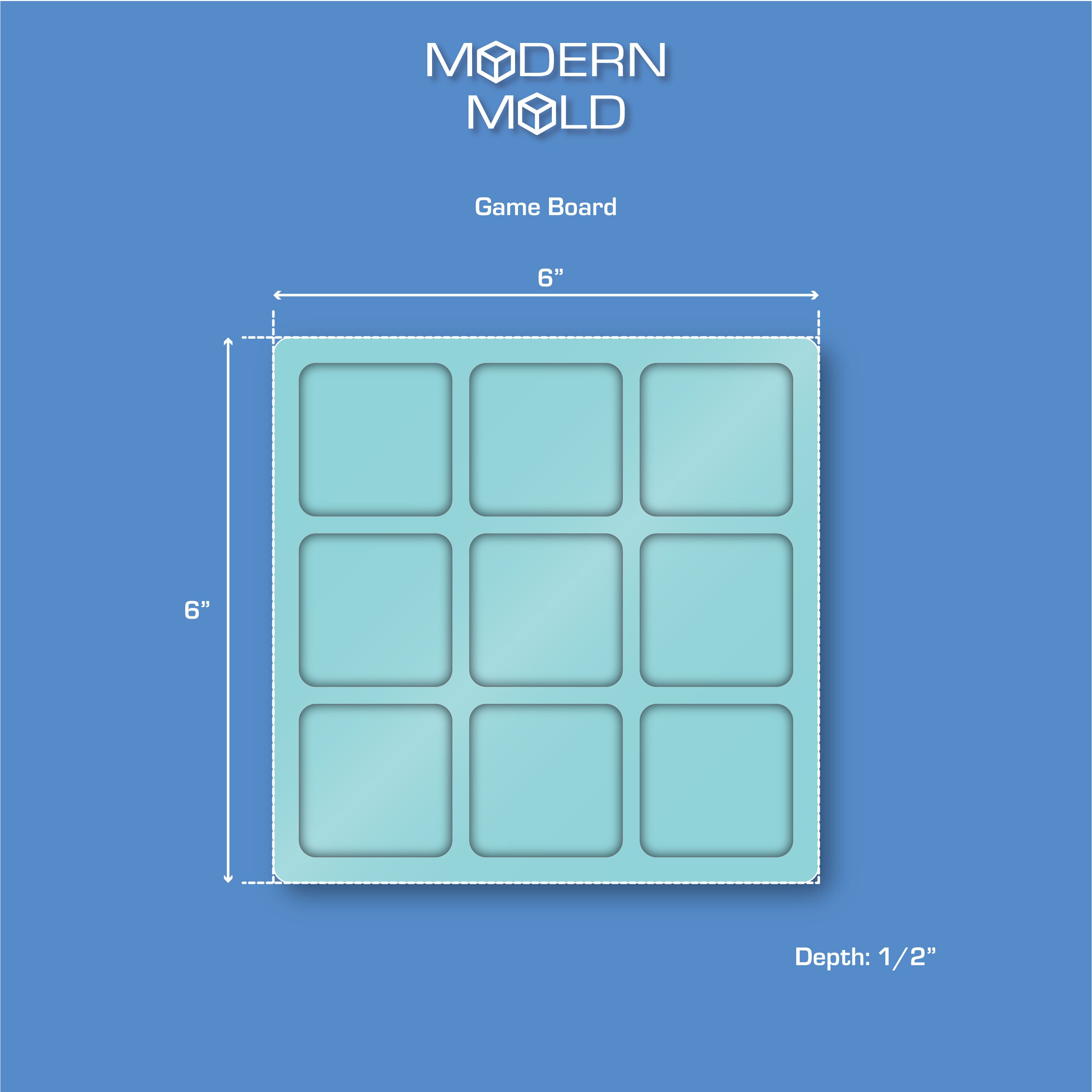 Skull and Crossgone Tic Tac Toe Mold, Silicone Mold Noughts and Crosses ...