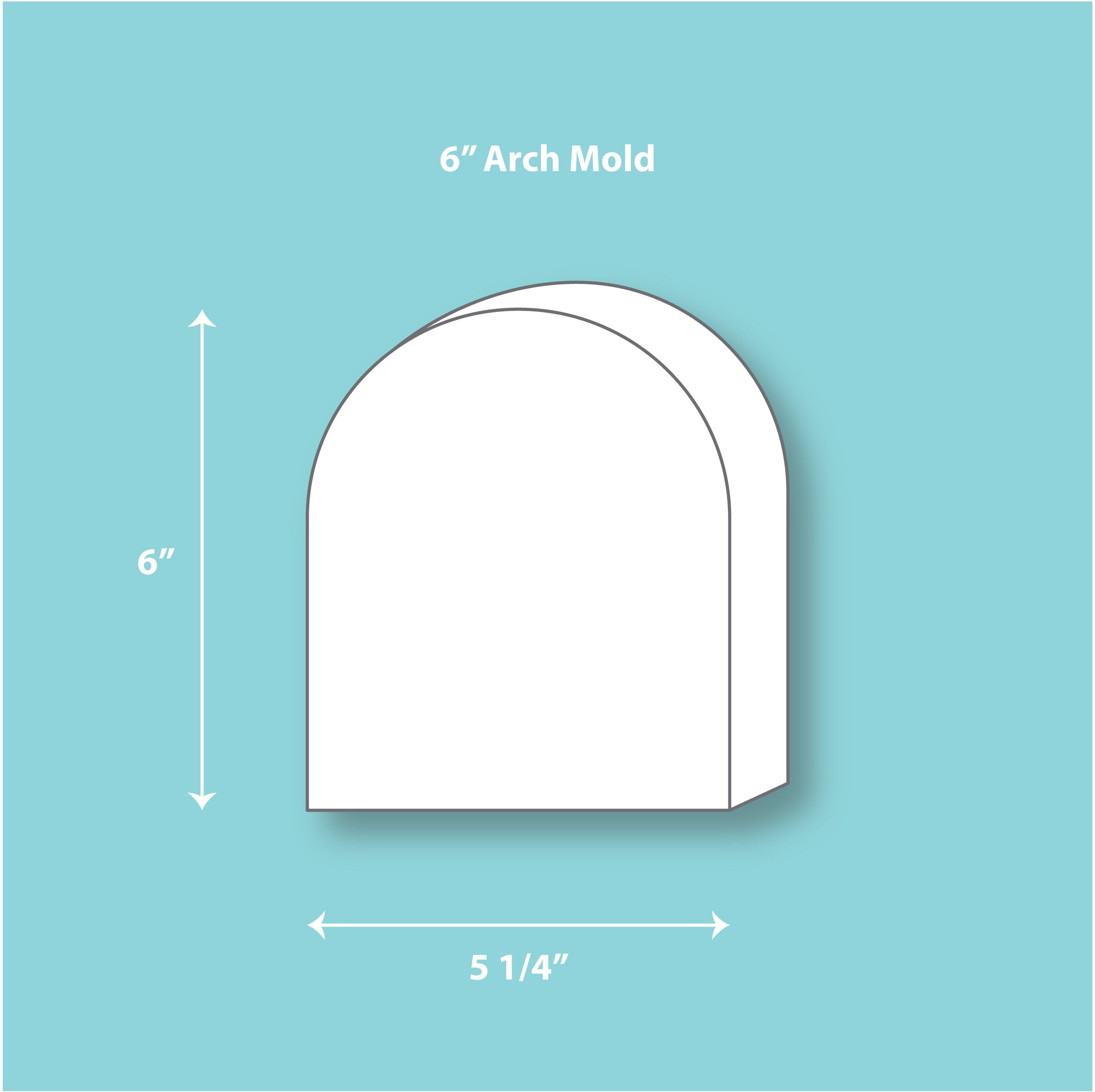 Clear Silicone 6 Arch Mold / Deep Silicone Mold / Resin - Etsy