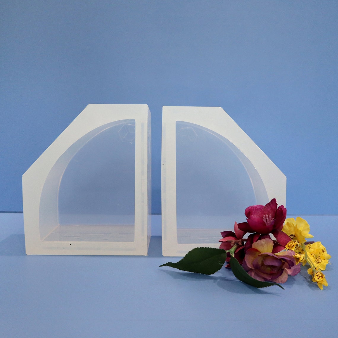 Clear Silicone Bookend Molds PAIR / Deep Silicone Casting Mold - Etsy