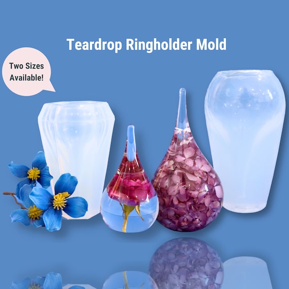 Clear Silicone Teardrop Ring Holder Mold Epoxy Resin Mold for Floral Preservation Silicone Mold for Resin Crafts Etsy