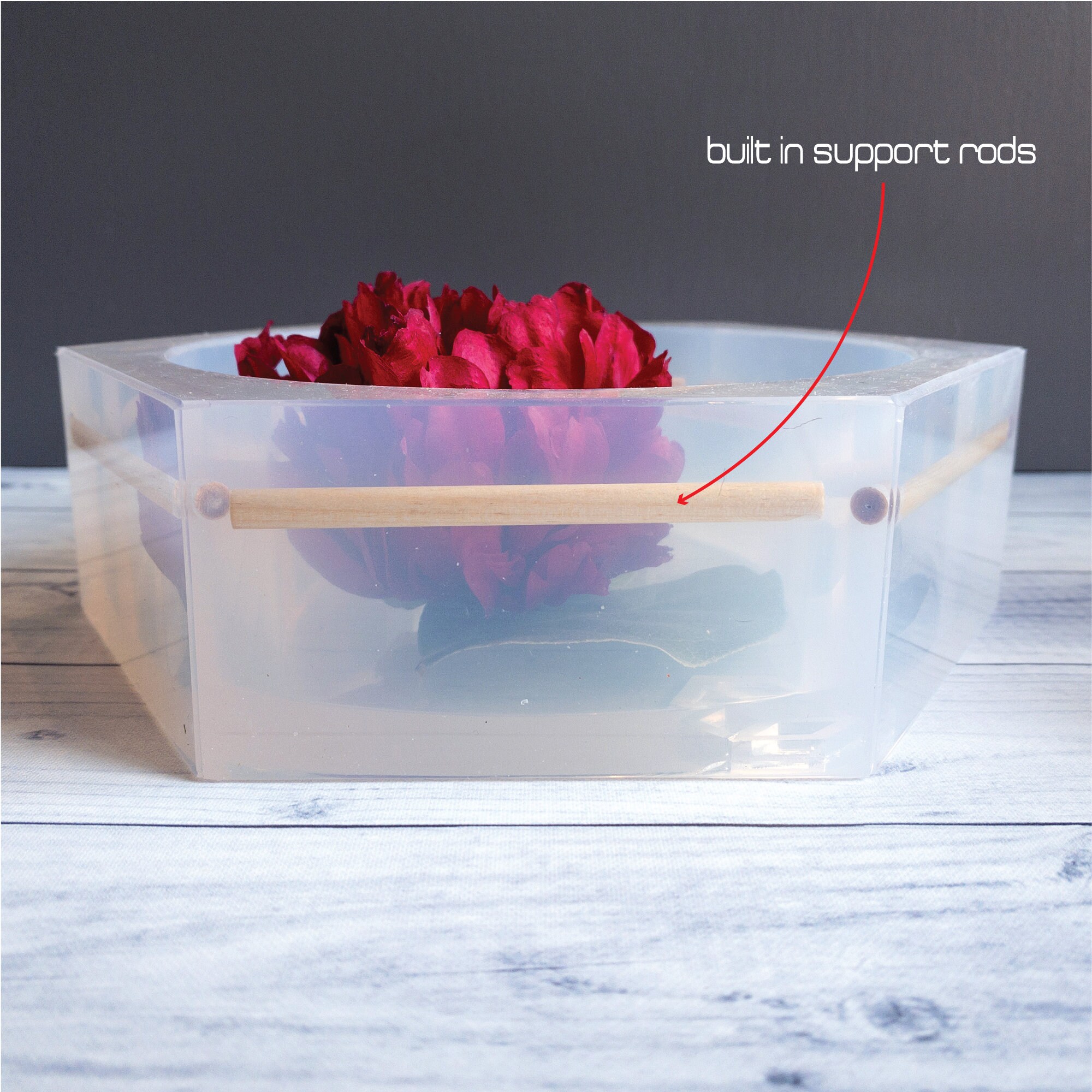 6 x 2 Clear Silicone Round Circle Mold / Deep | Etsy