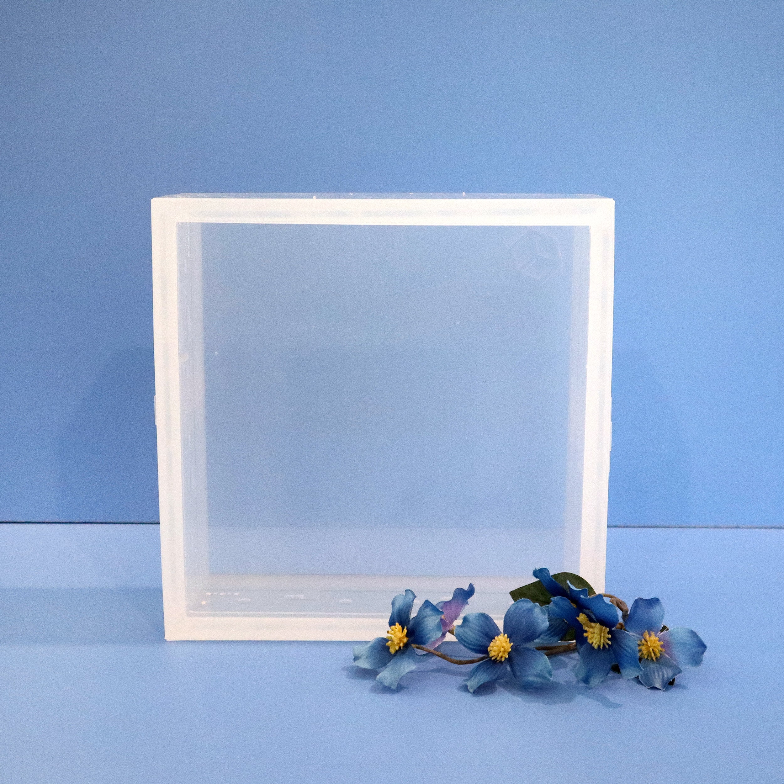 8 X 8 X 3 Clear Silicone Block Mold / Deep - Etsy Canada