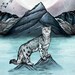 Snow Leopard // A4 Art Print - Etsy