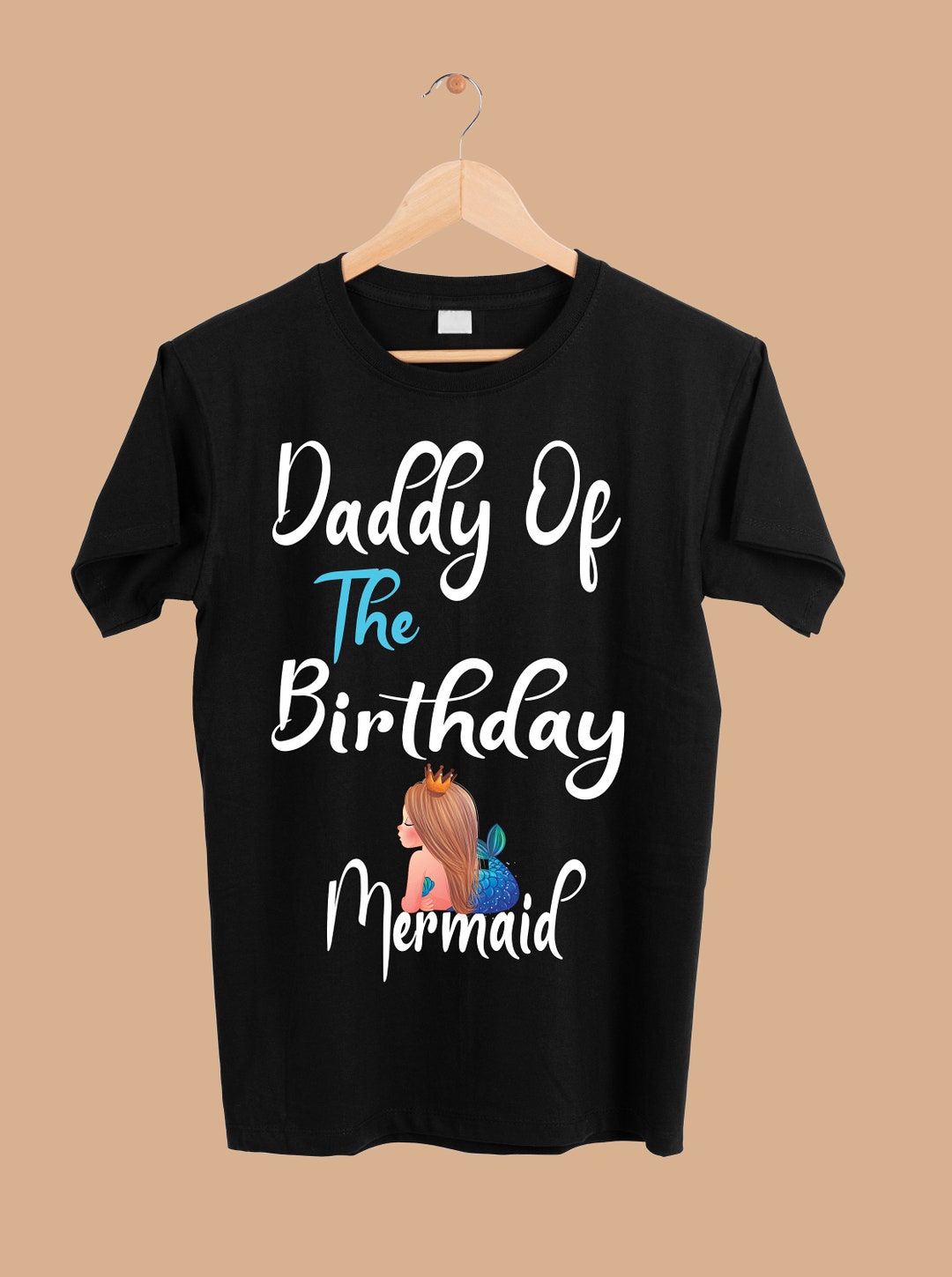 Daddy of the Birthday Mermaid Merman Family Matching Png - Etsy