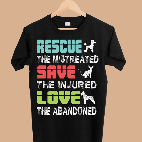 Rescue the Mistreated Save the Injured - Etsy