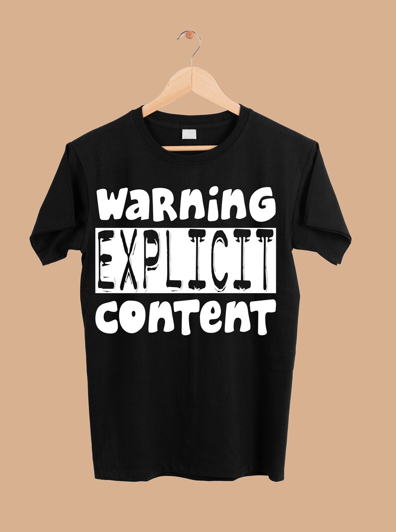 Warning Explicit Content Png Sublimation Designs - Etsy