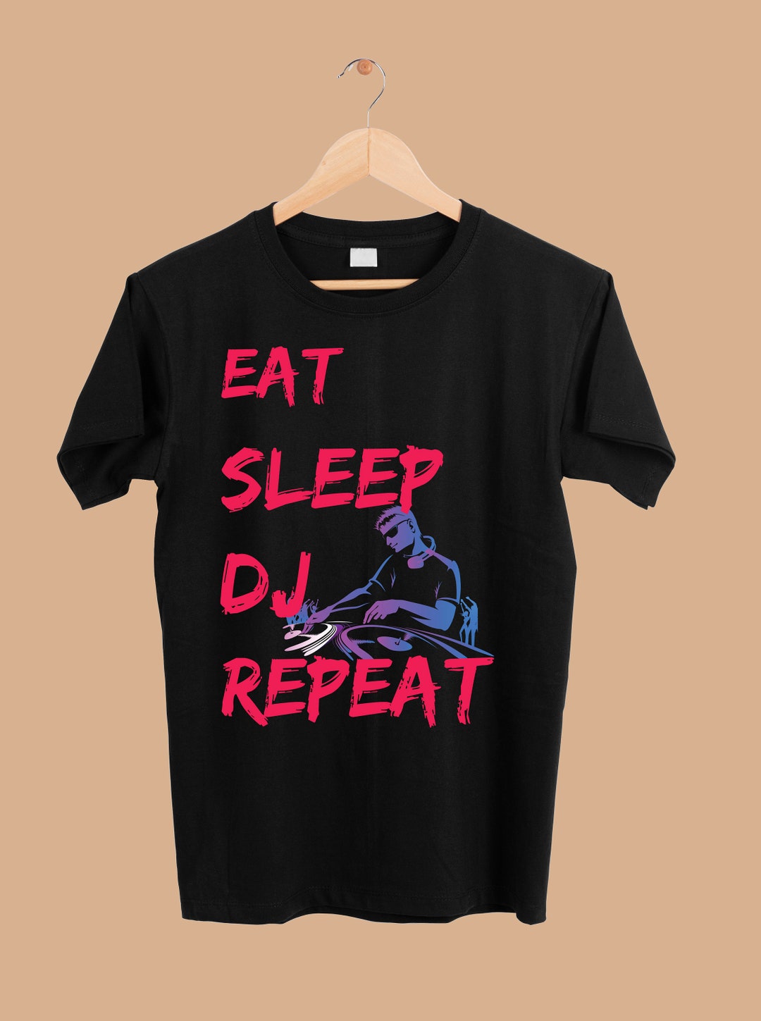 Eat Sleep DJ Repeat Funny Disc Jockey Shirt DJ Png - Etsy
