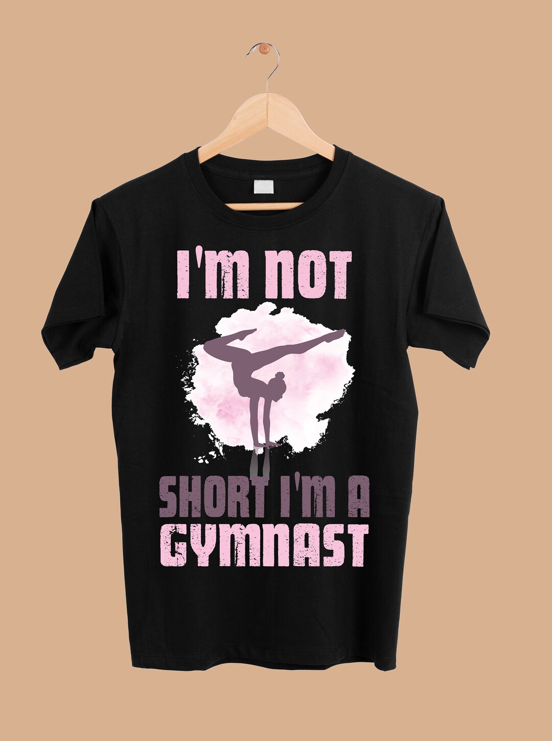 Womens I'm Not Short I'm a Gymnast Funny Cartwheel - Etsy