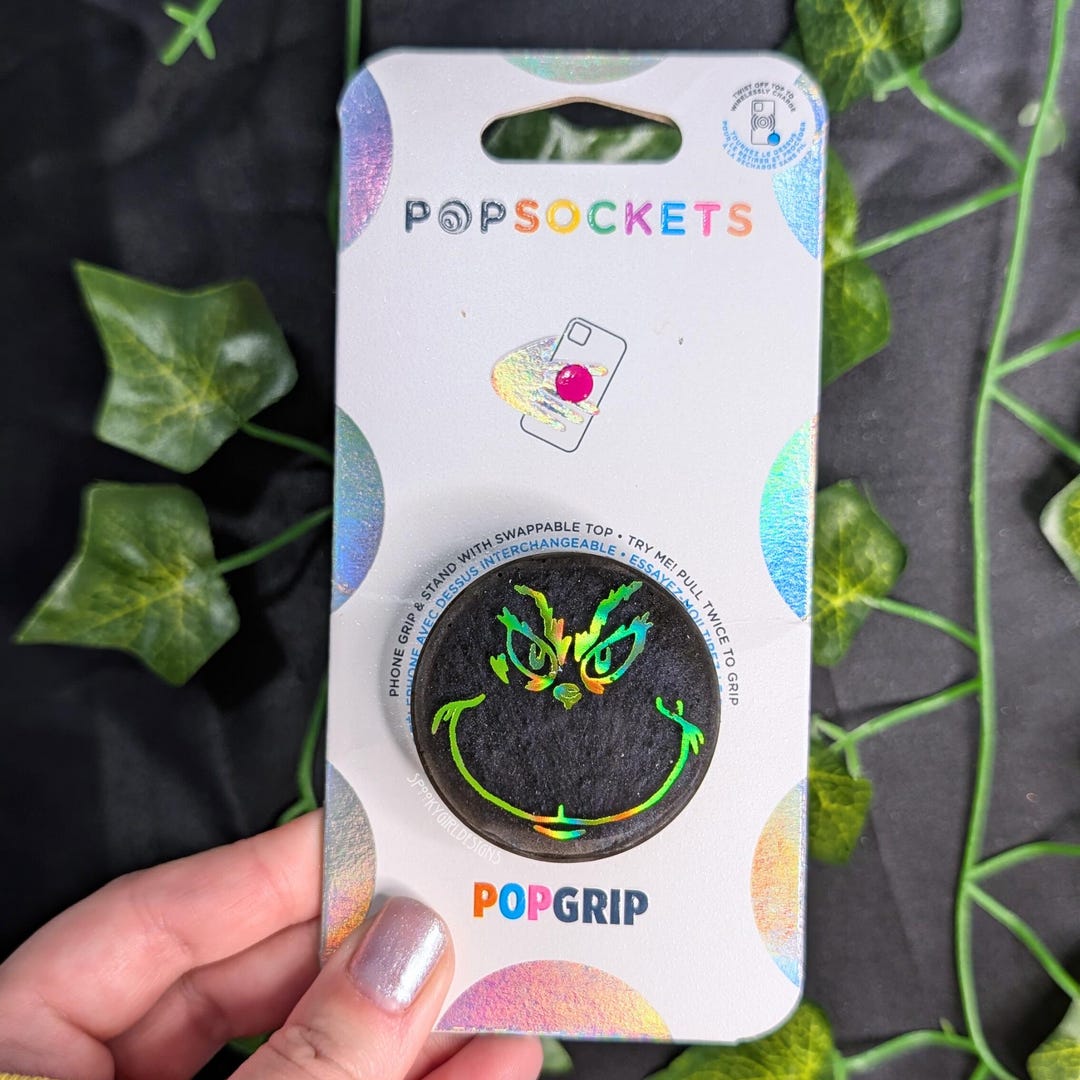 Green Christmas Face Popsocket™ - Etsy