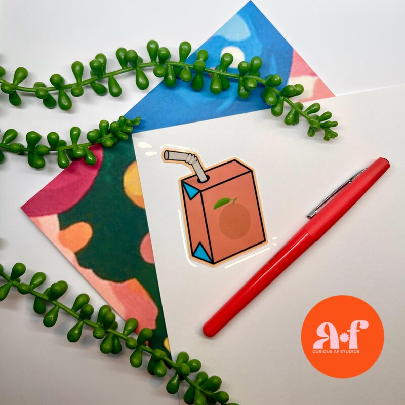 Juice Box Stickers - Etsy
