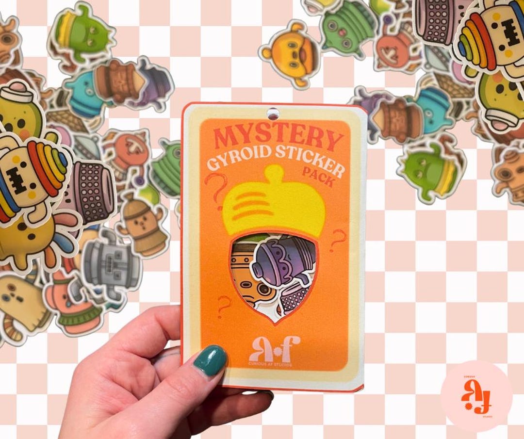 Animal Crossing Gyroid Stickers Mystery Sticker Pack, ACNH Gyroids ...