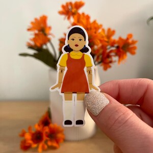 Squid Game Sticker Pack Iconic Young-hee - Etsy