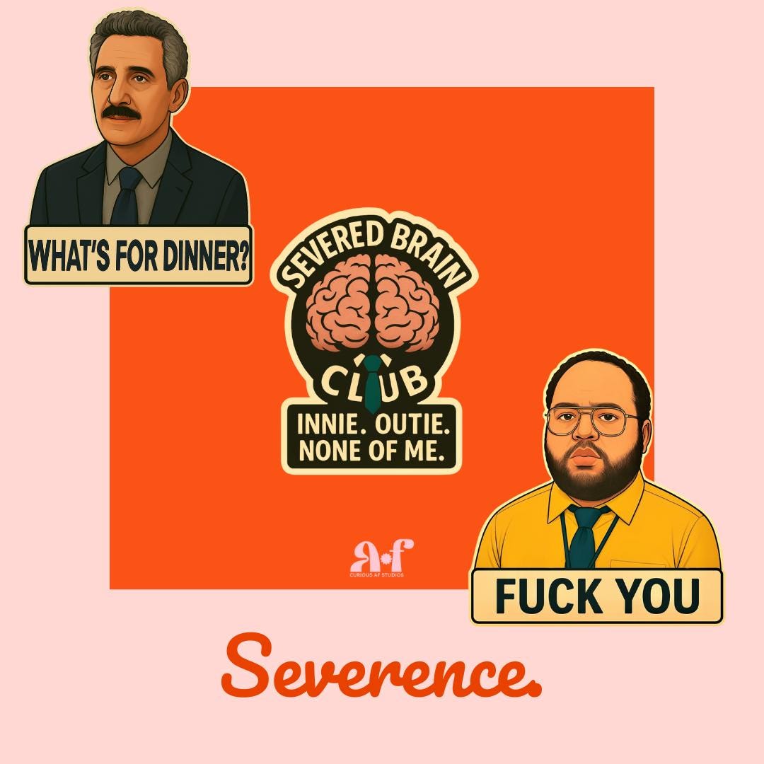 Severance Sticker Set: Lumon Inspired Vinyl Decals - Etsy
