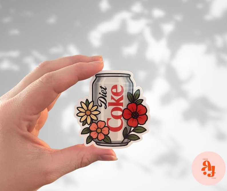 Diet Coke Girly Sticker Set | Cute Soda Stickers | Retro Drink ...