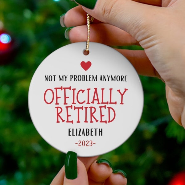 Retirement Ornaments - Etsy
