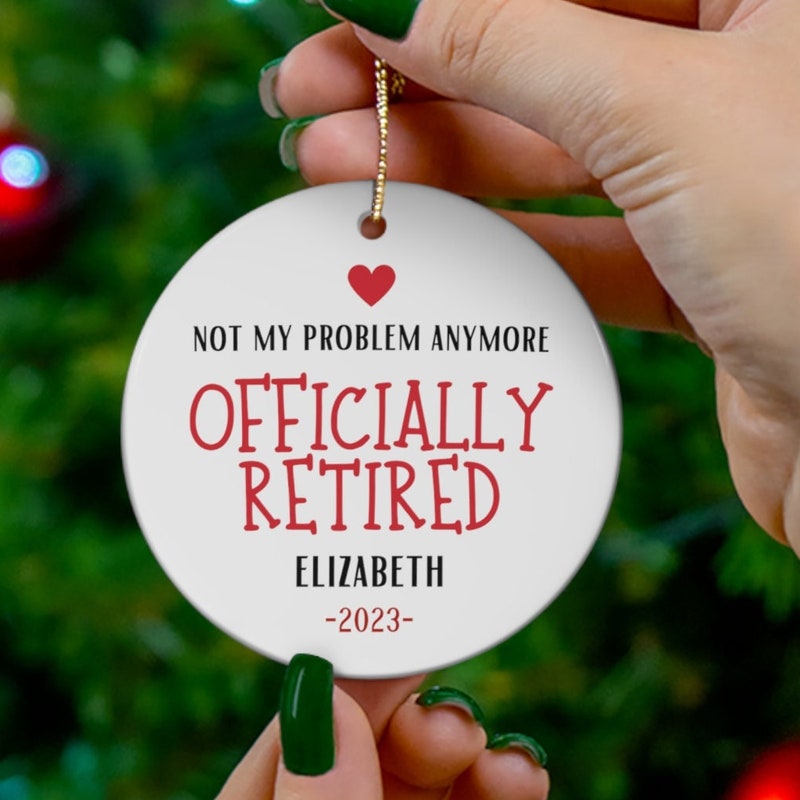 Retirement Ornaments - Etsy