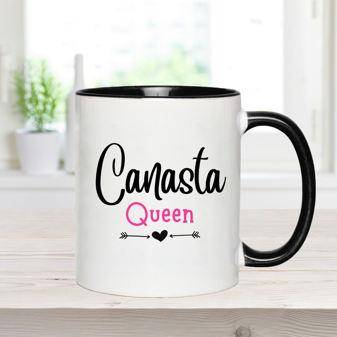 Canasta Queen Mug, Canasta Card Game Mug, Canasta Gift, Canasta Mug ...