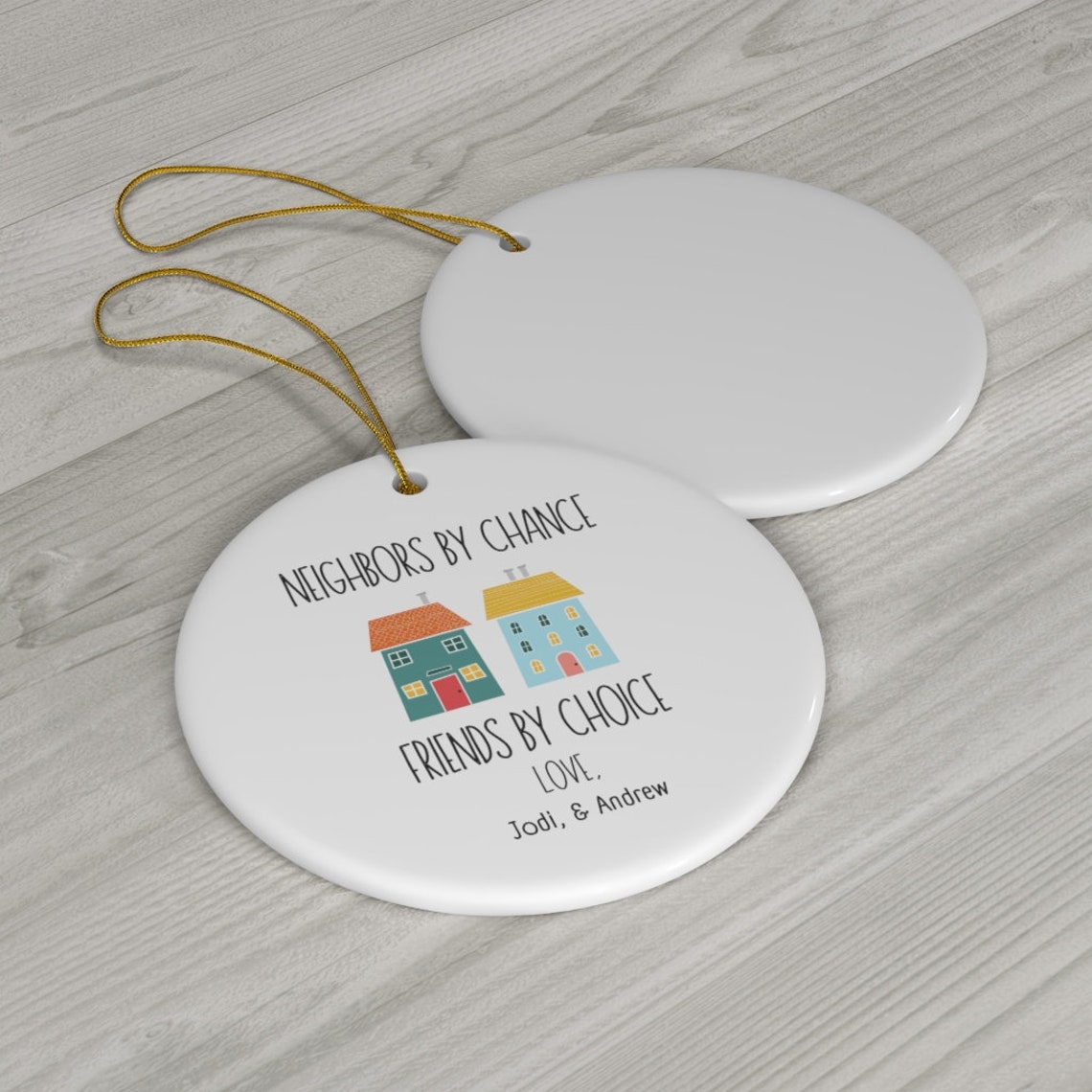 Personalized Gift for Neighbors Christmas Gift for Neighbor - Etsy