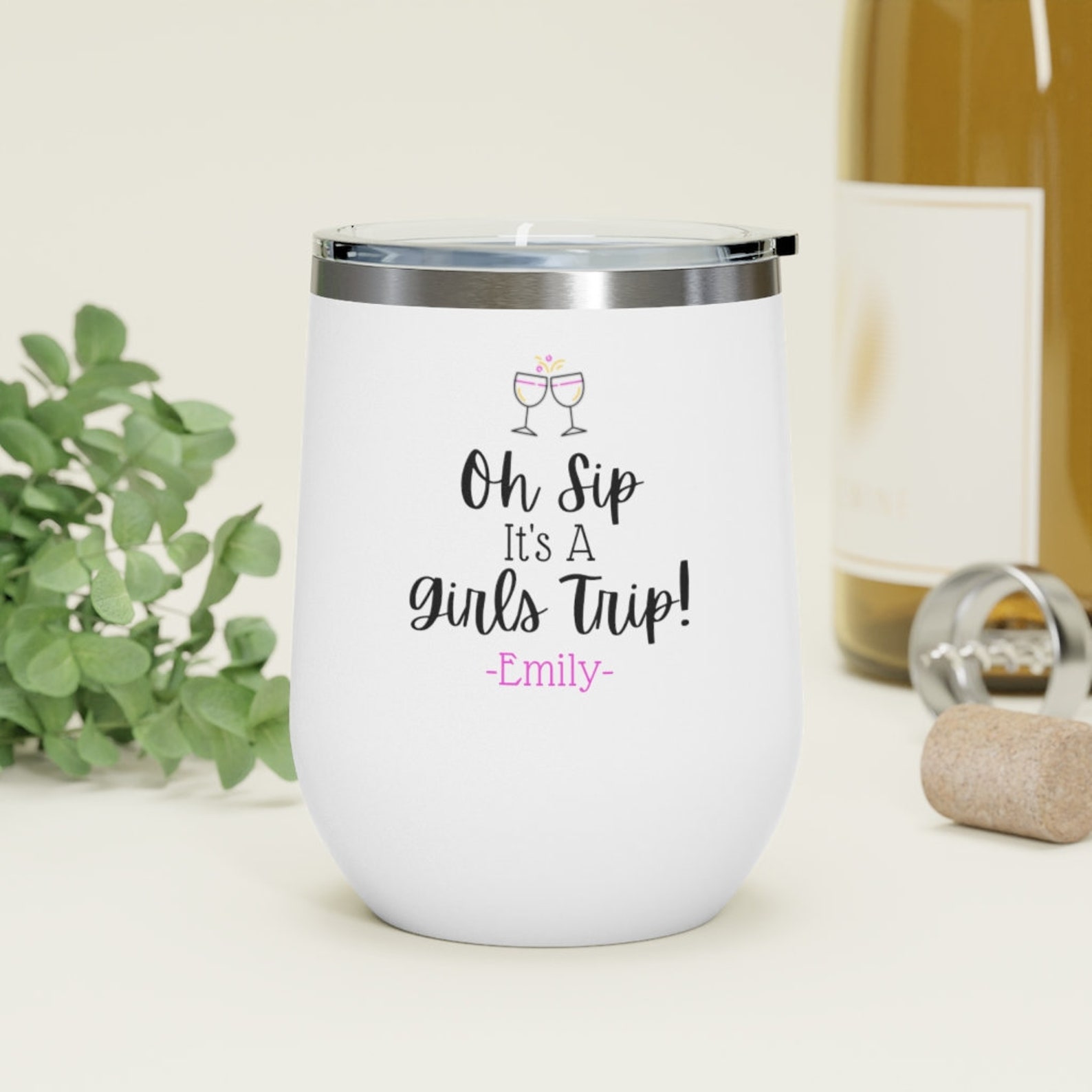 Personalized Oh Sip It's A Girls Trip Tumbler Girls - Etsy