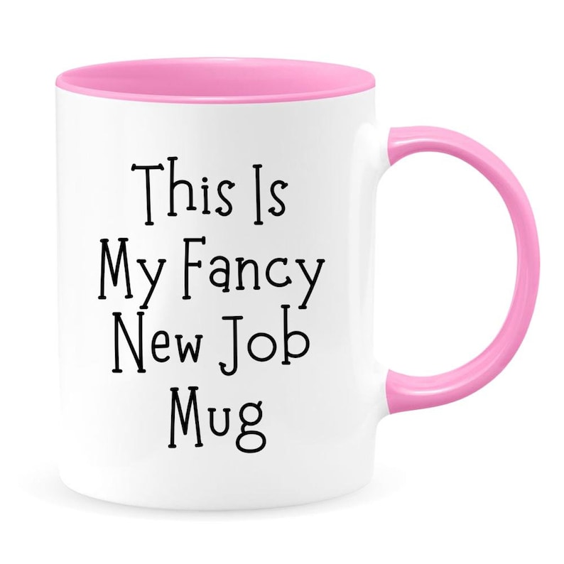 This is My Fancy New Job Mug New Job Gift Mugs With Sayings - Etsy