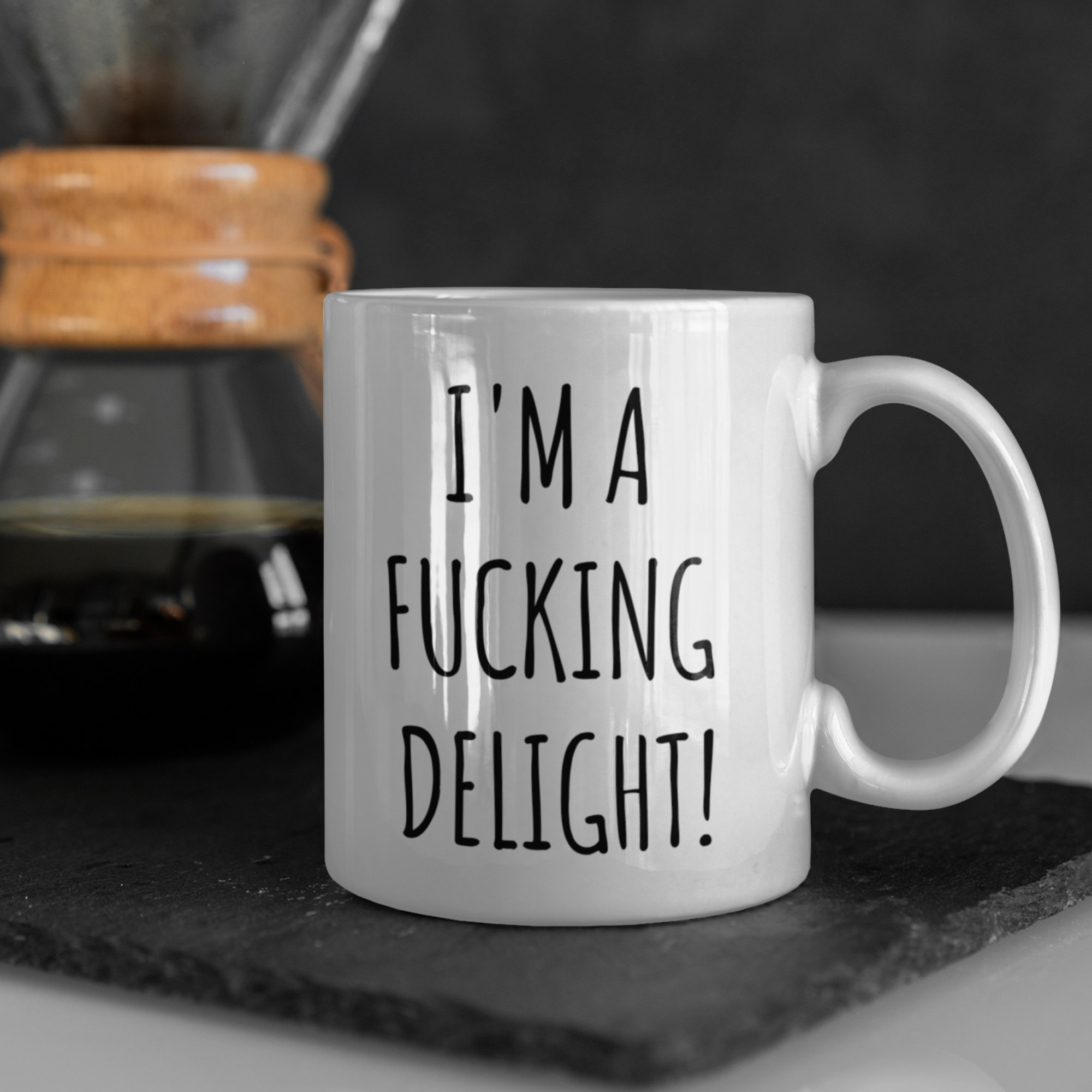Im A Fucking Delight Coffee Or Tea Mug Funny Coffee Mug Etsy