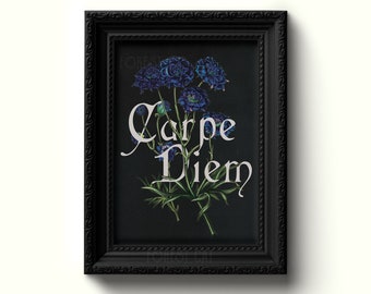Carpe Diem Art | Etsy