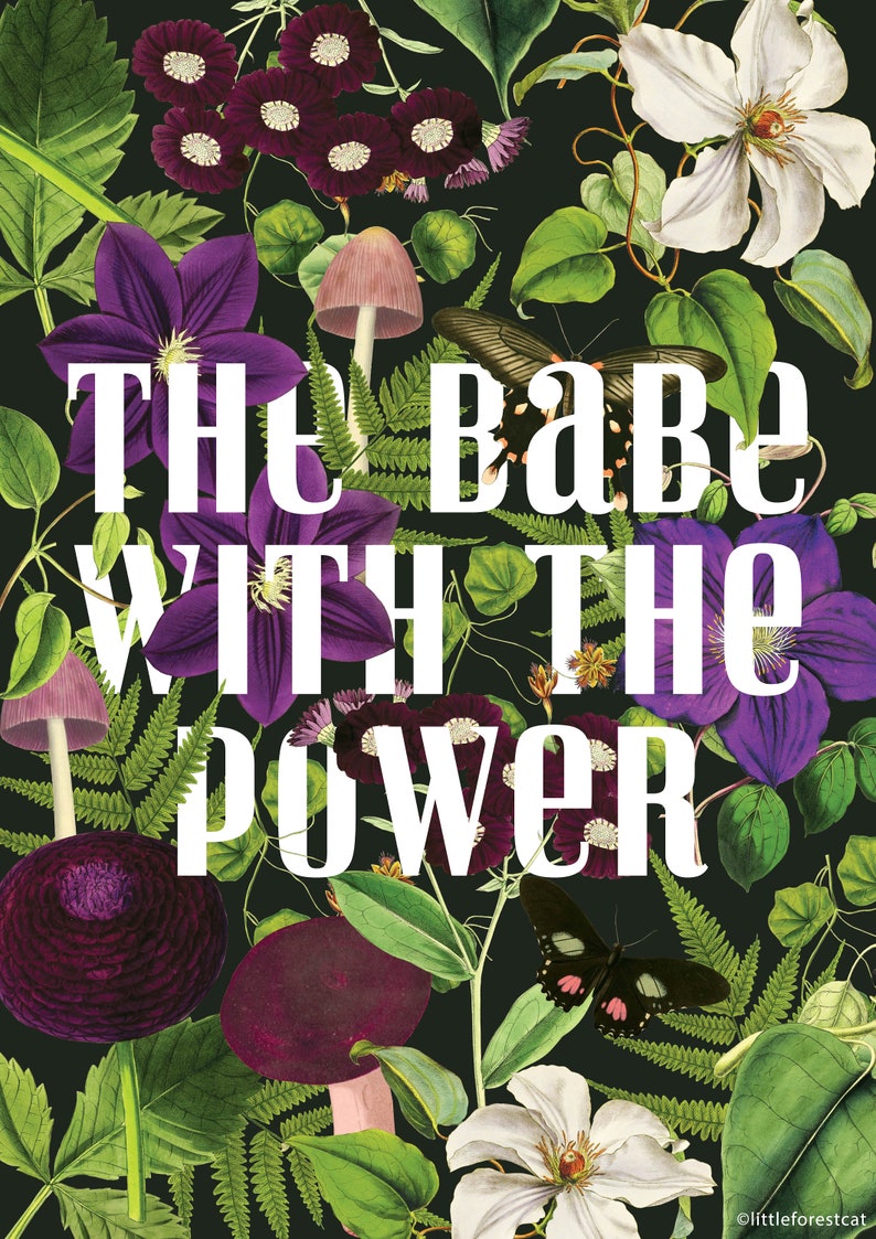 The Babe With The Power Labyrinth Poster Wall Art | Etsy